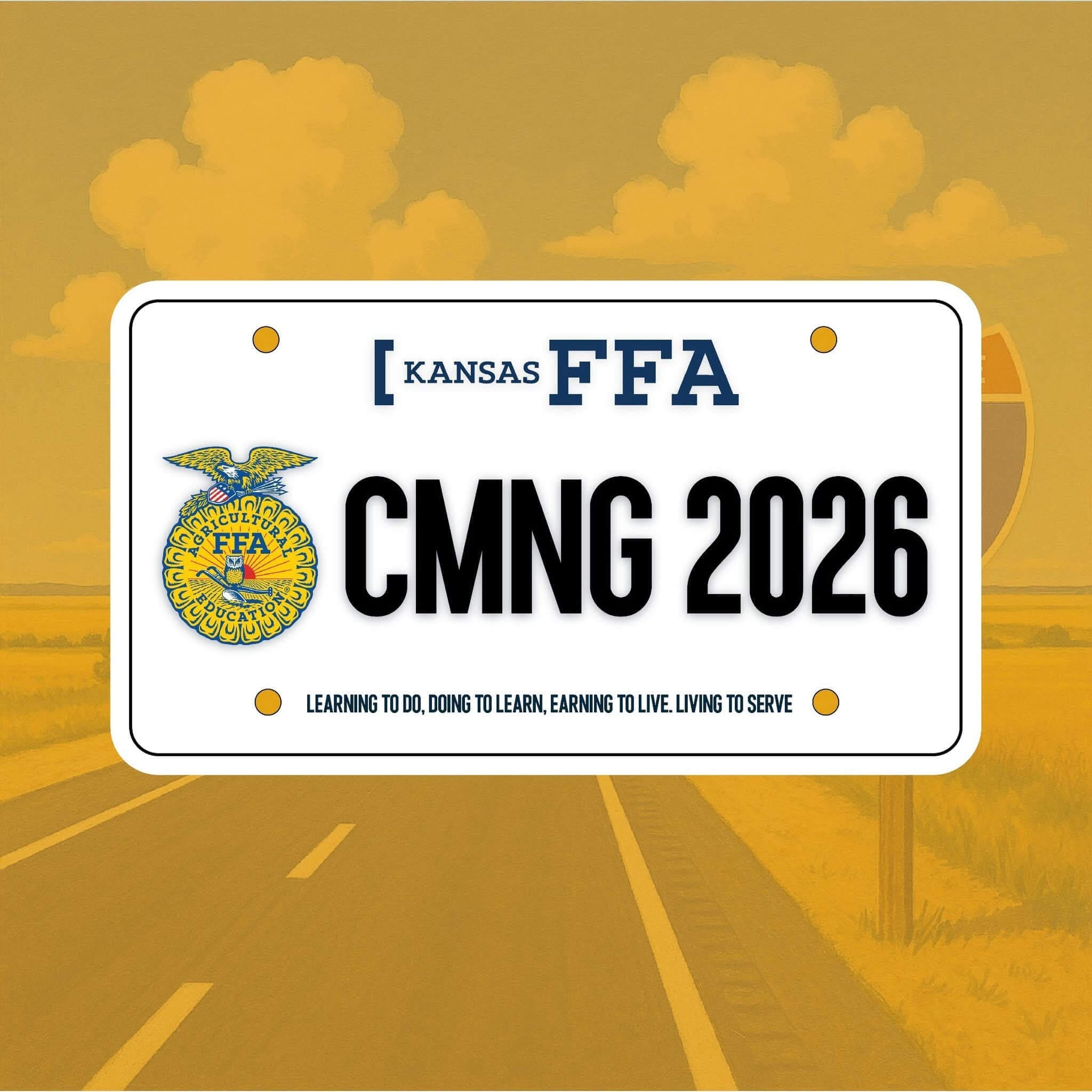 Distinctive License Plate | Kansas FFA